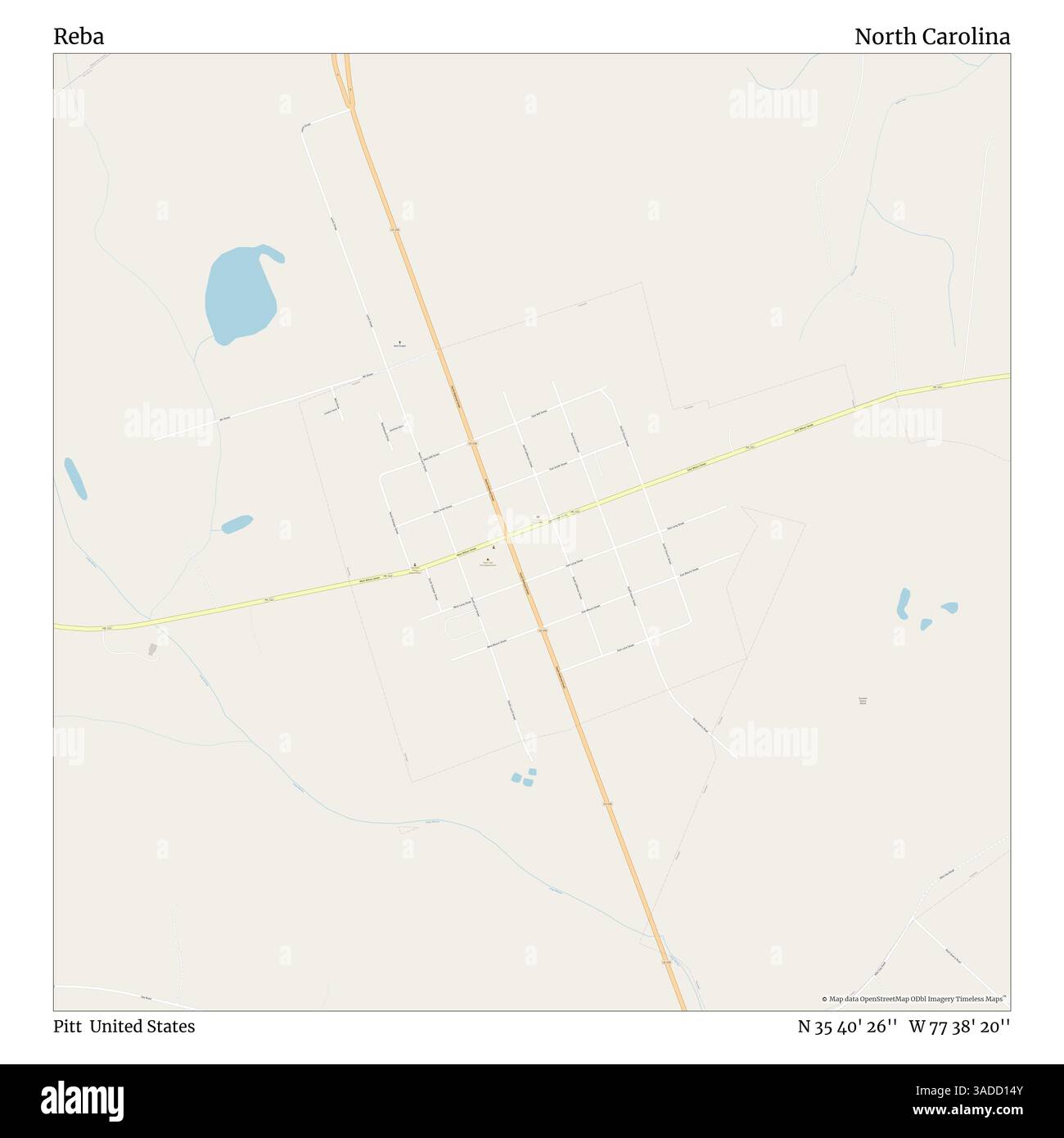 Reba, Pitt, United States, North Carolina, N 35 40' 26'', W 77 38' 20 ...