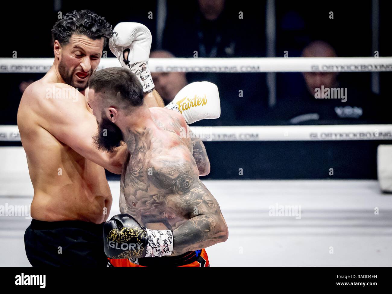 ROTTERDAM - Jamal Ben Saddik in action against Cristian Ristea during ...