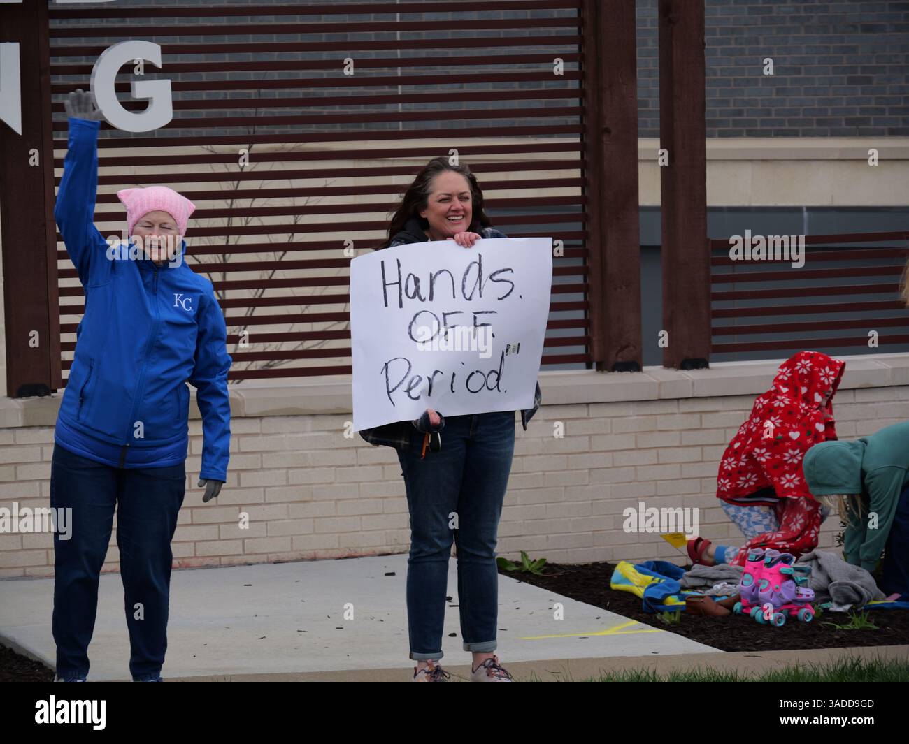 Overland Park, Kansas - April 5, 2025: Hands Off Protest Rally for ...
