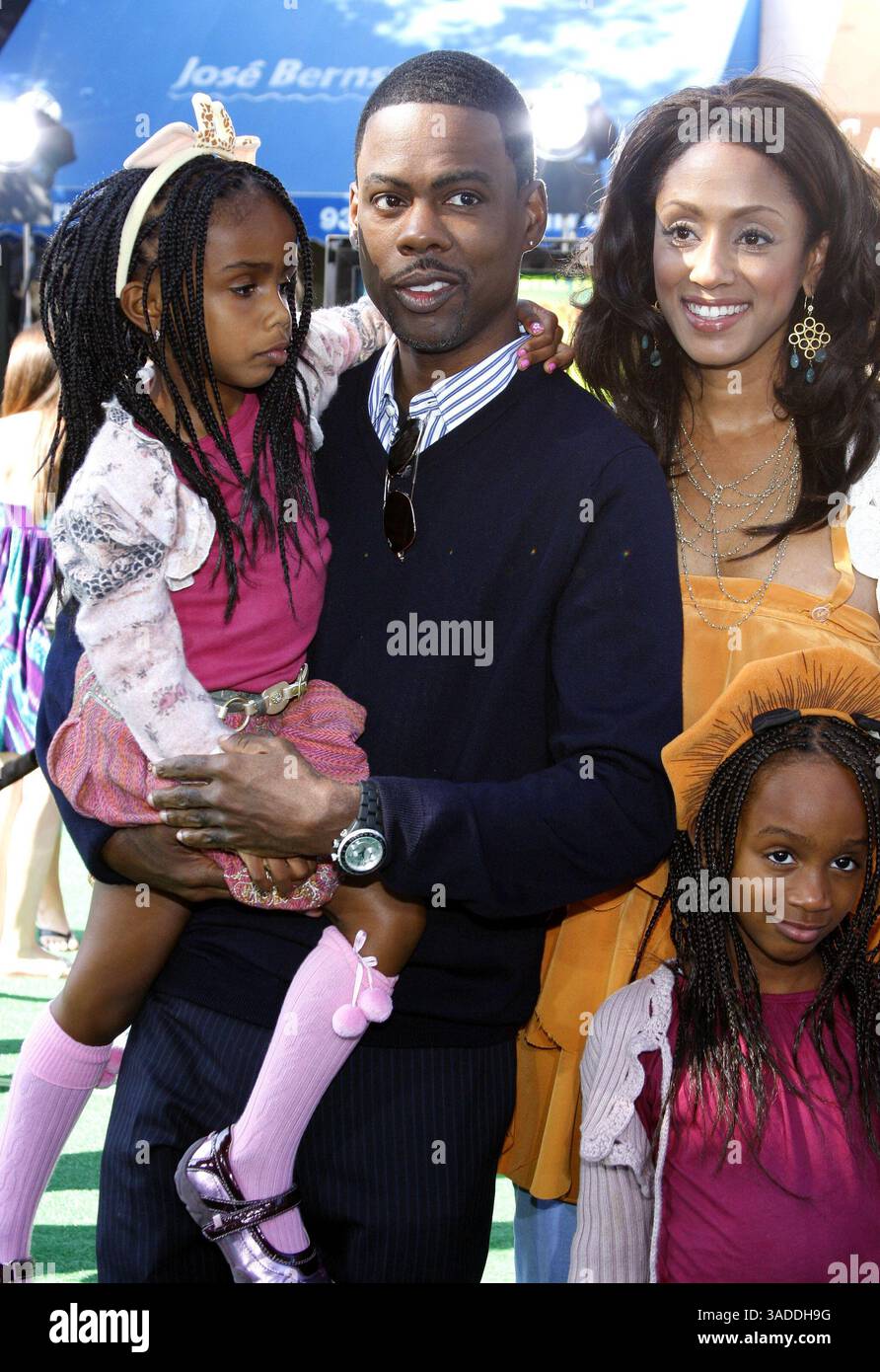 WESTWOOD, CA - OCTOBER 26, 2008: Chris Rock and Malaak Compton at the ...