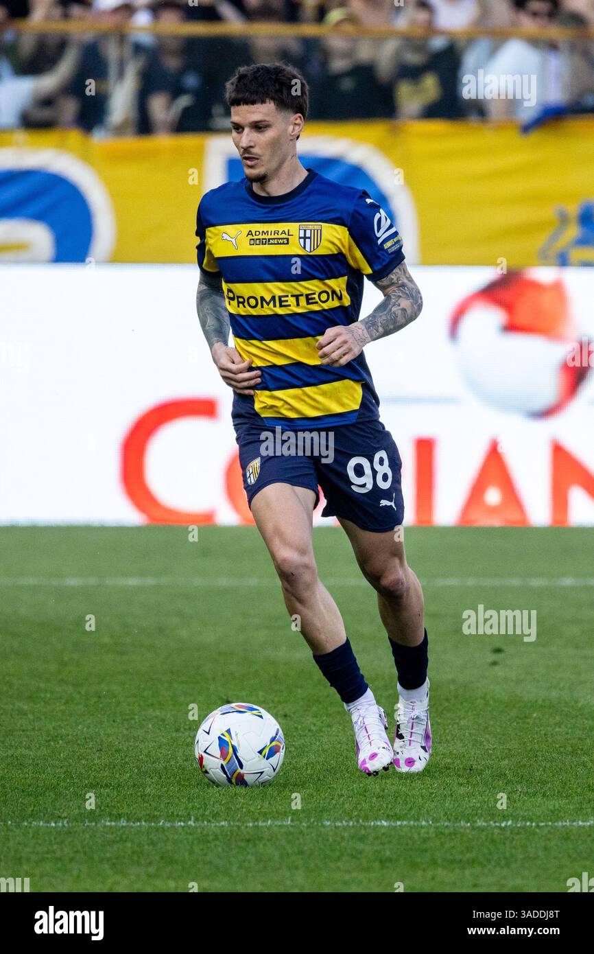 Dennis Man Parma during serie A match Parma vs FC Internazionale serie ...