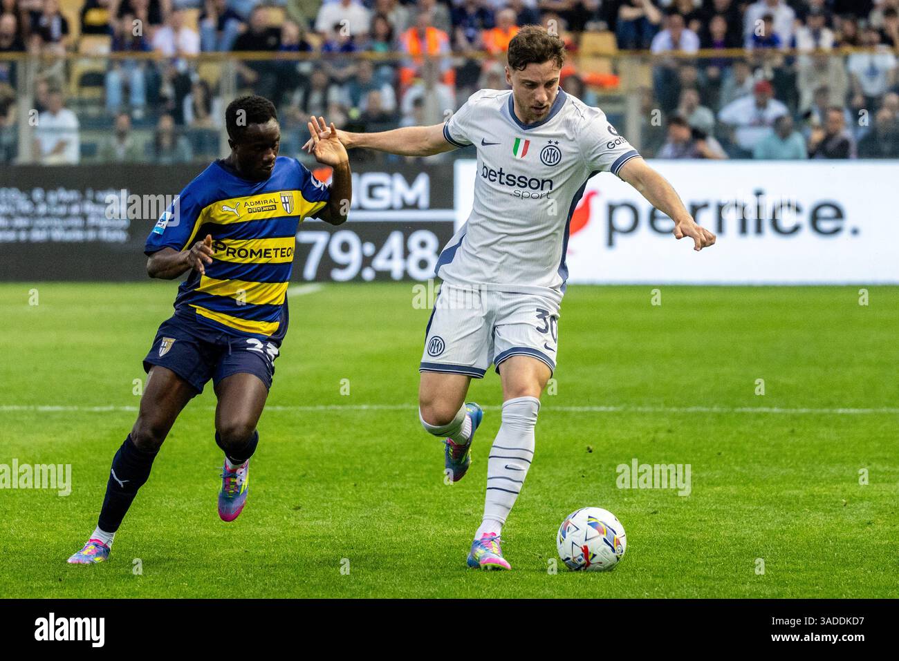 Carlos Augusto FC Internazionale during serie A match Parma vs FC Internazionale serie A - Parma ...