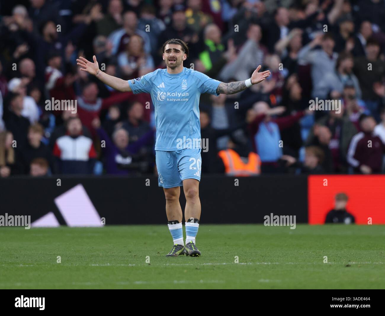 Birmingham, UK. 05th Apr, 2025. Jota Silva (NF) dejected at the final ...