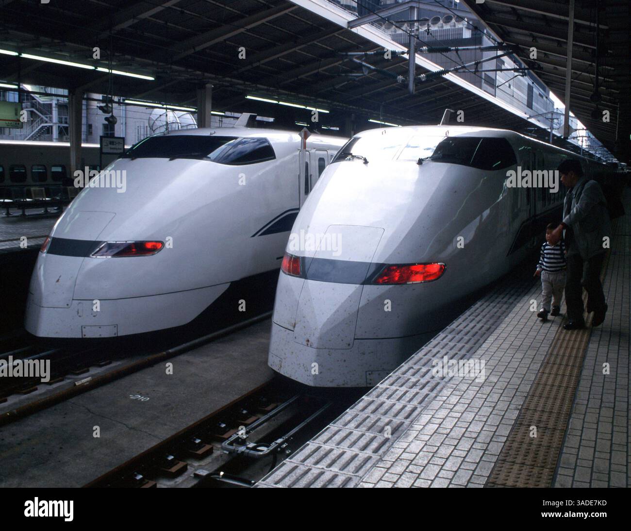 Nov 01, 2000; Tokyo, Japan; Two Japanese Bullet Trains (Shinkansen ...