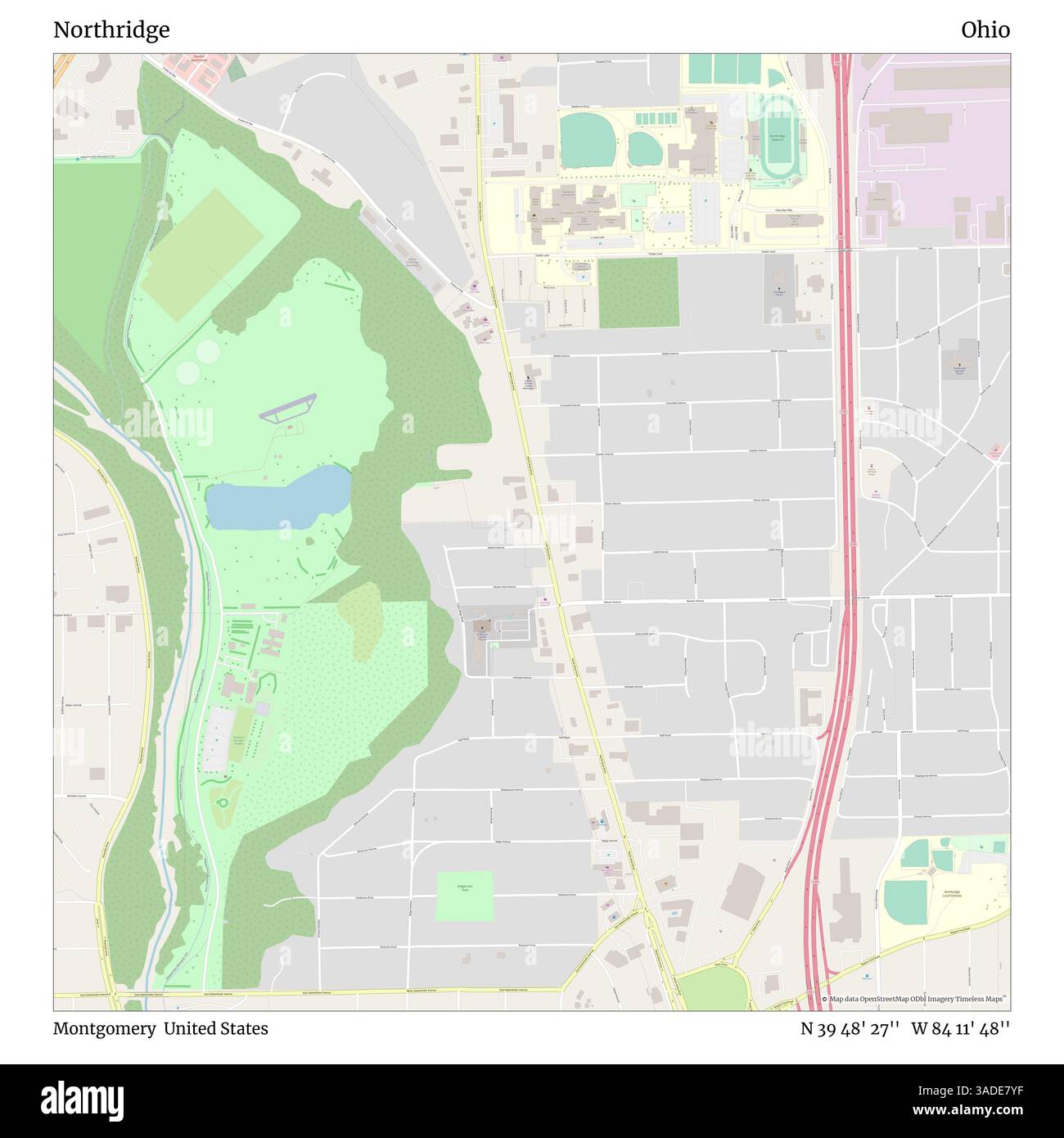 Northridge, Montgomery, United States, Ohio, N 39 48' 27'', W 84 11' 48 ...