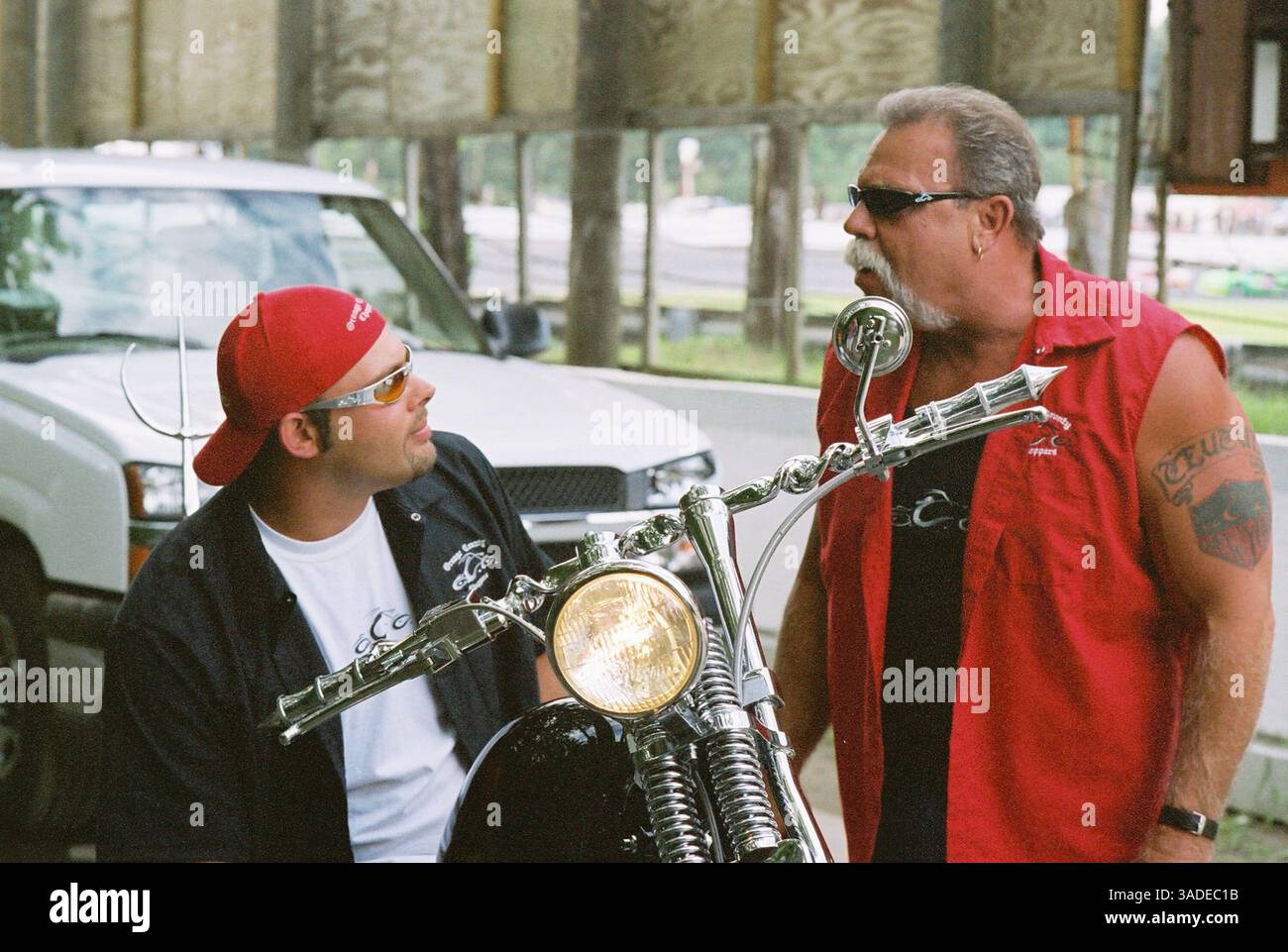 Aug 05, 2004; Waterford, CT, USA; Owners of Orange County Choppers (custom motorcycles) PAUL ...