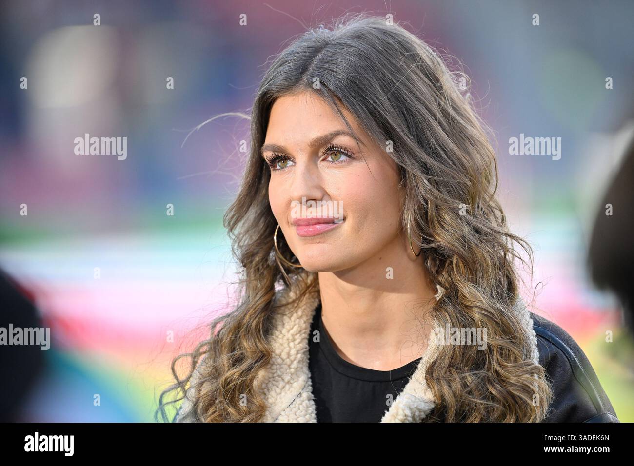 SKY Moderatorin Mara Mones Portrait, GER, 1. FC Heidenheim vs. Bayer 04 ...