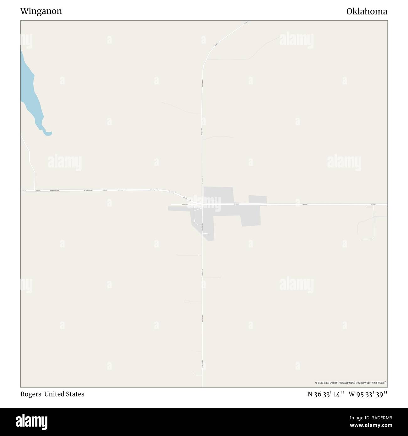 Winganon, Rogers, United States, Oklahoma, N 36 33' 14'', W 95 33' 39 ...