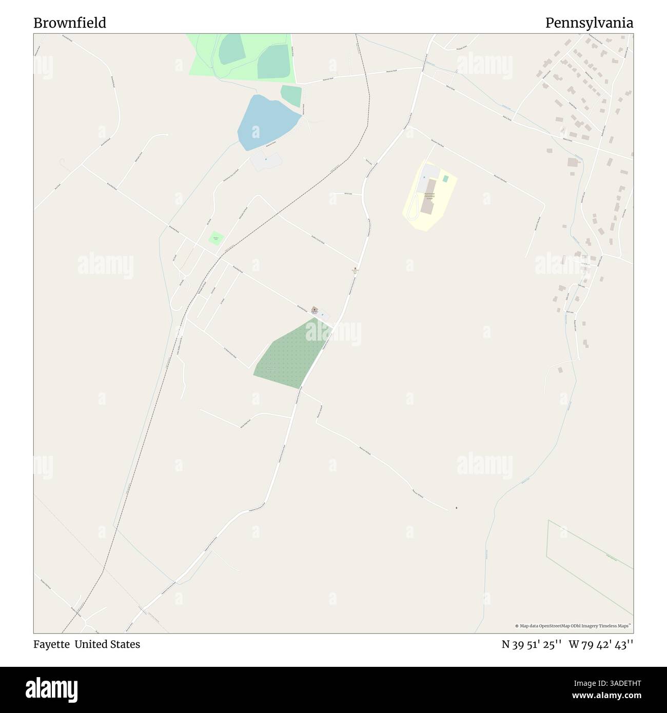 Brownfield, Fayette, United States, Pennsylvania, N 39 51' 25'', W 79 ...