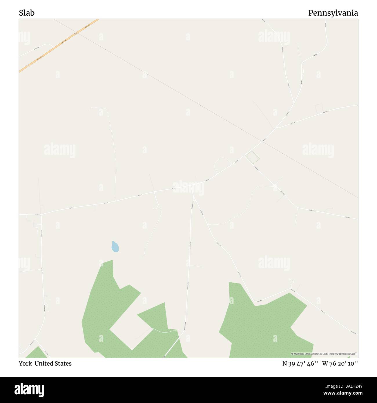 Slab, York, United States, Pennsylvania, N 39 47' 46'', W 76 20' 10 ...