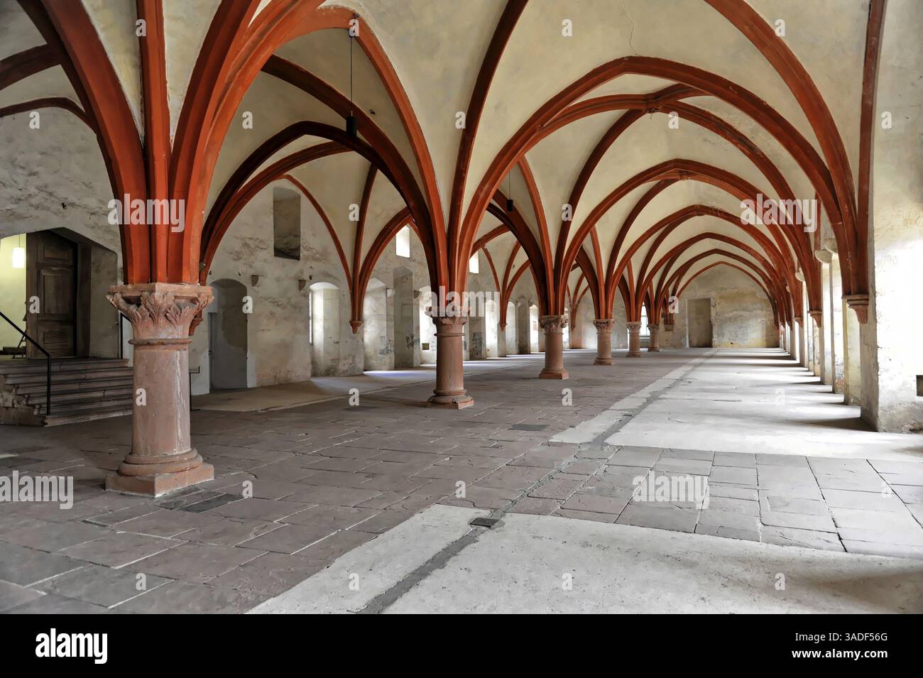 Eberbach Monastery, founded in 1136, Eltville am Rhein, Rheingau, Hesse ...