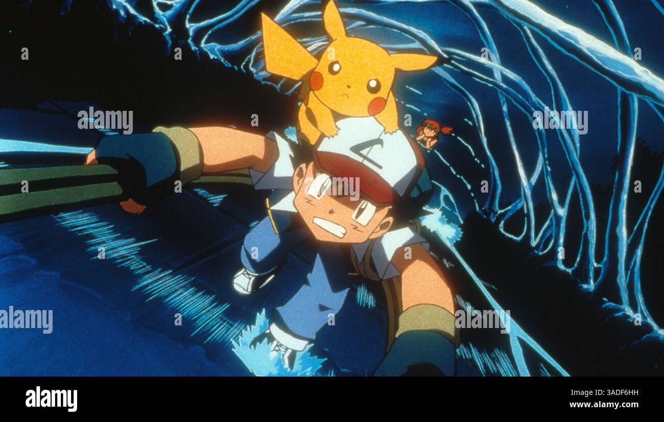 Apr 11, 2001; Hollywood, California, USA; Characters ASH and PIKACHU in ...