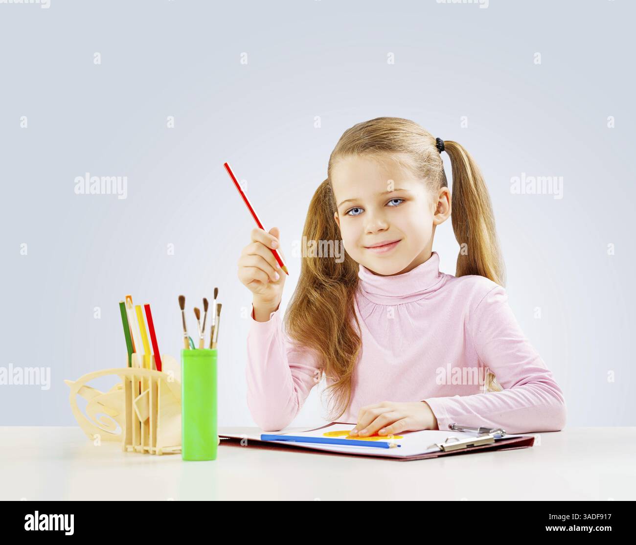 Children homework study table hi-res stock photography and images - Alamy