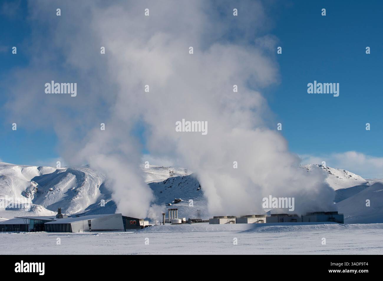 Hellisheidi Geothermal Power Plant, Hengill, Iceland Stock Photo - Alamy