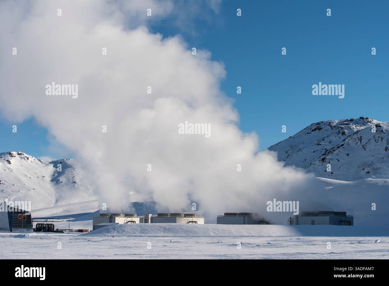Hellisheidi Geothermal Power Plant, Hengill, Iceland Stock Photo - Alamy
