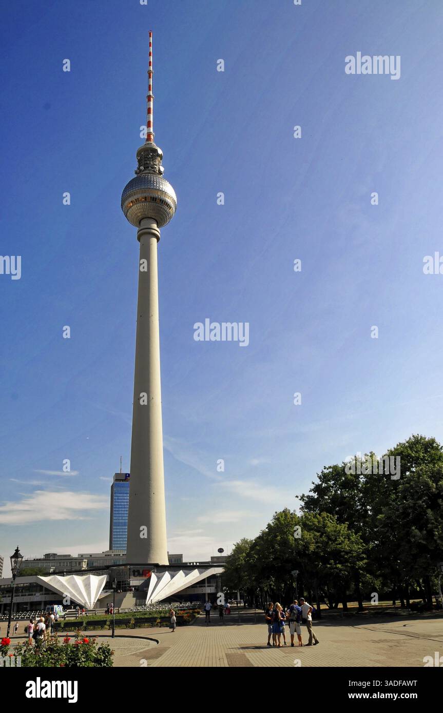 TV Tower, Alexanderplatz, Berlin Mitte, Berlin, Germany, Berlin TV Tower at Alexanderplatz ...