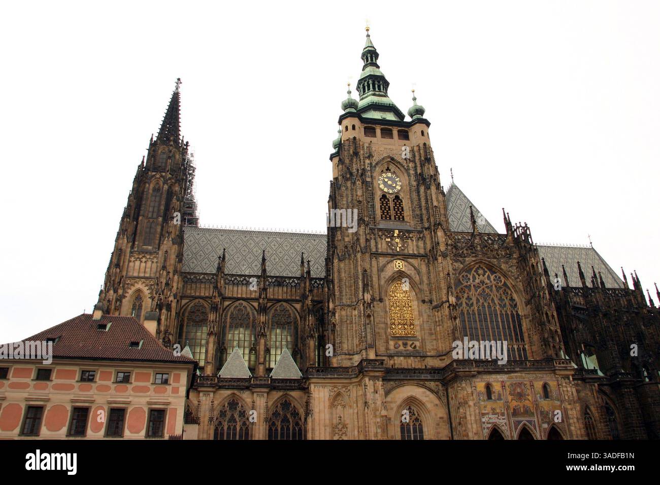 Jun 10, 2004; Prague, Czech Republic; Southern Facade, St. Vitus ...