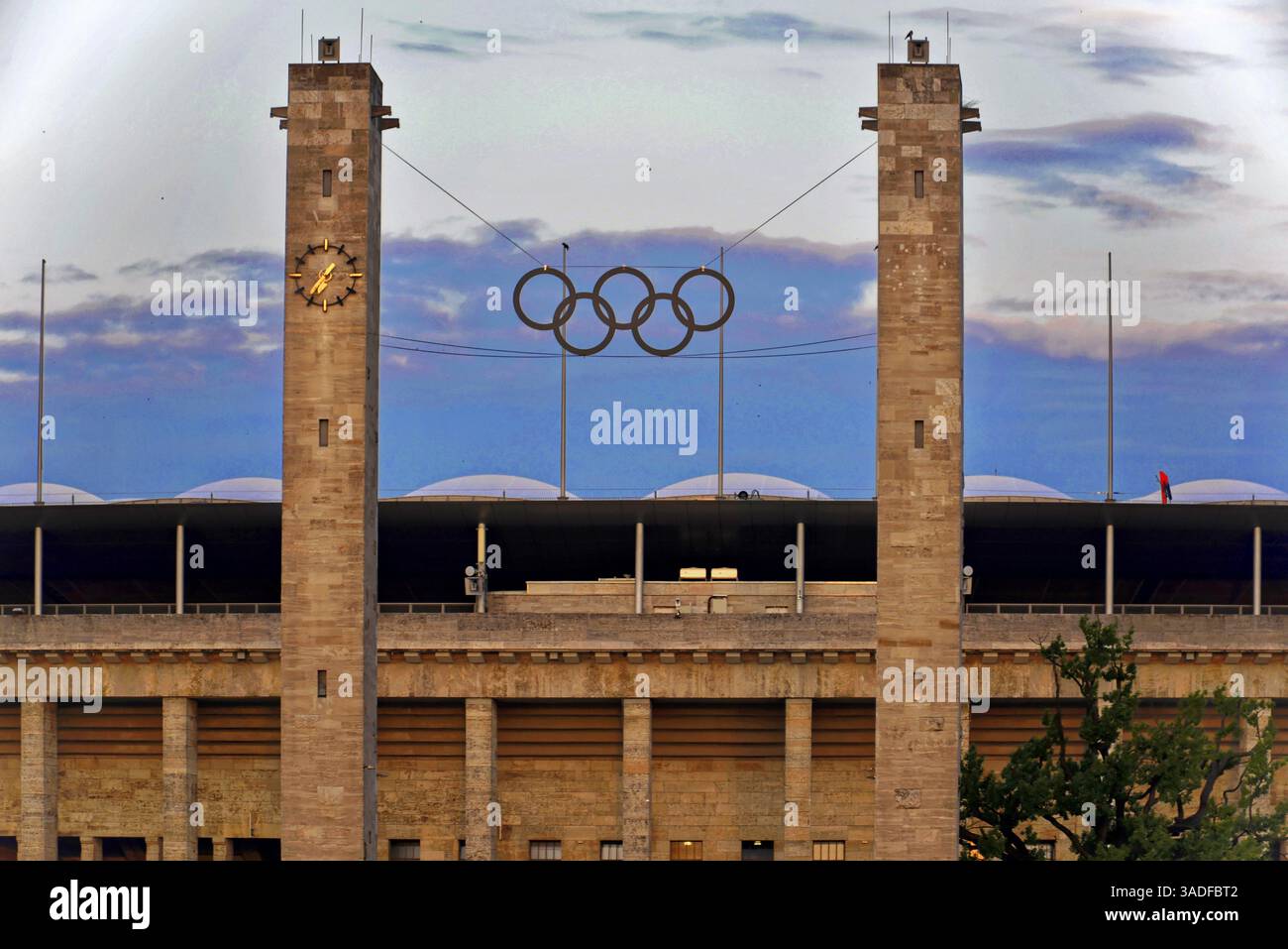 Berlin Olympic Stadium by architect Werner March 1936, reconstruction ...