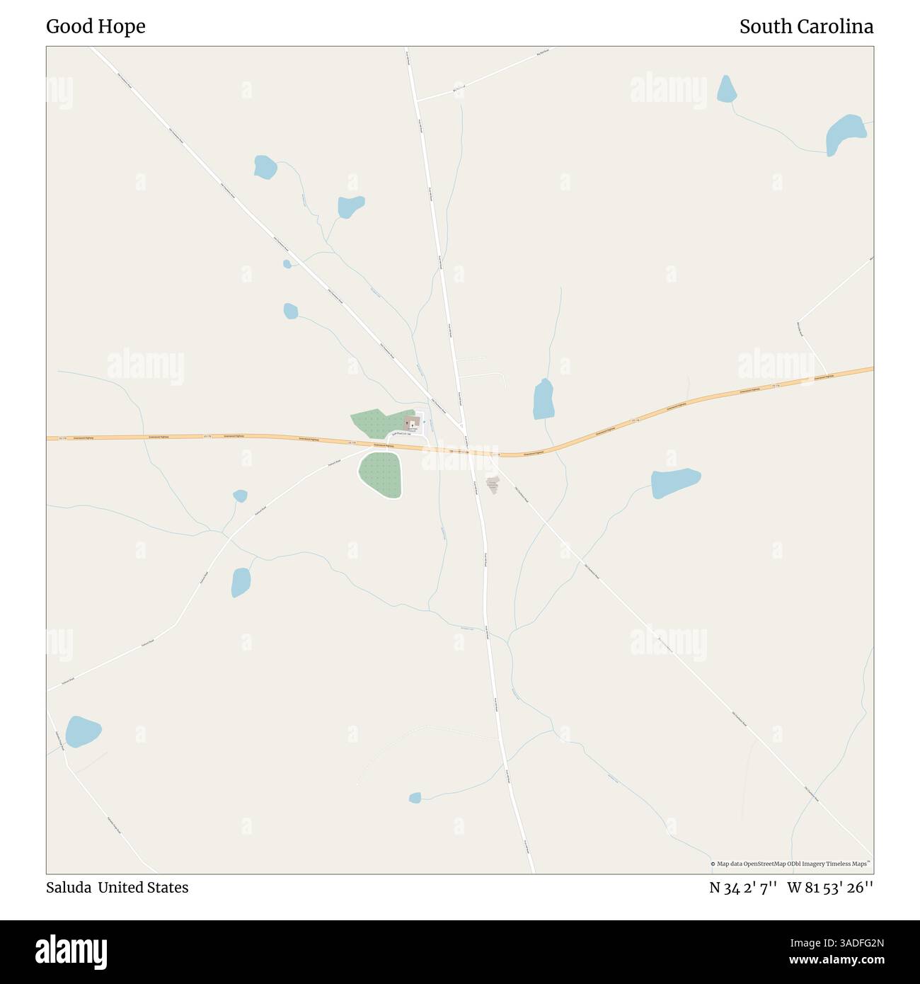 Good Hope, Saluda, United States, South Carolina, N 34 2' 7'', W 81 53 ...