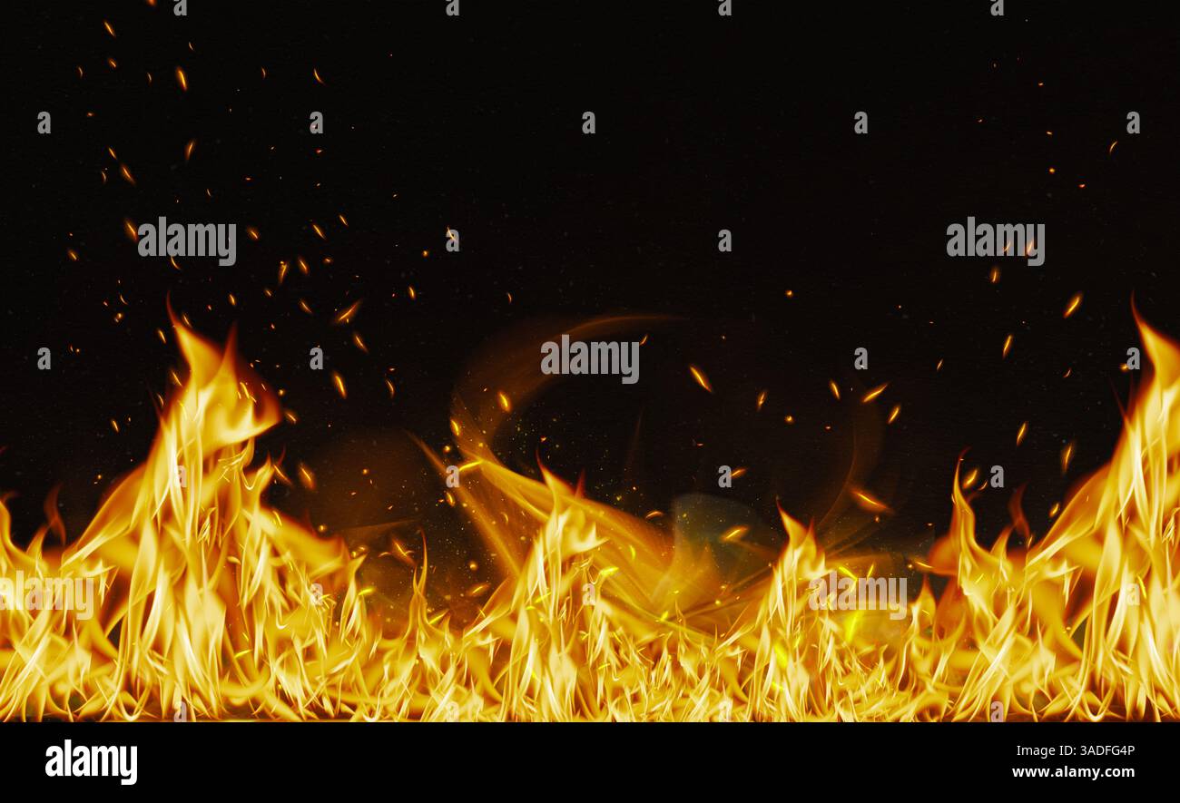 Real Fire Flames Background texture Overlay . Realistic Fire Background ...
