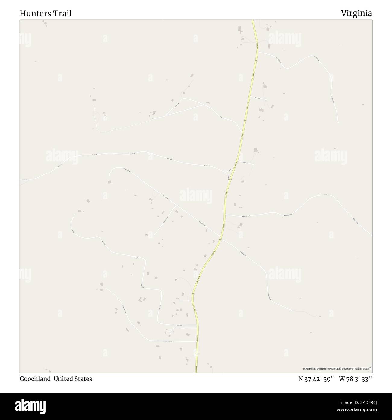 Hunters Trail, Goochland, United States, Virginia, N 37 42' 59'', W 78 ...