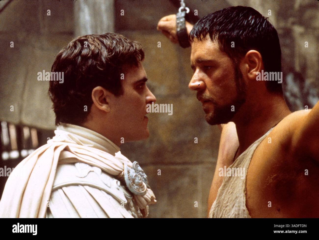May 11, 2000; Los Angeles, CA, USA; Commodus (JOAQUIN PHOENIX, left ...
