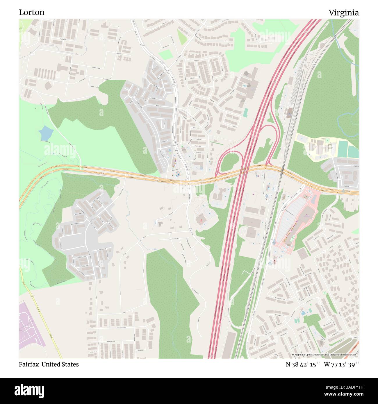 Lorton, Fairfax, United States, Virginia, N 38 42' 15'', W 77 13' 39 ...