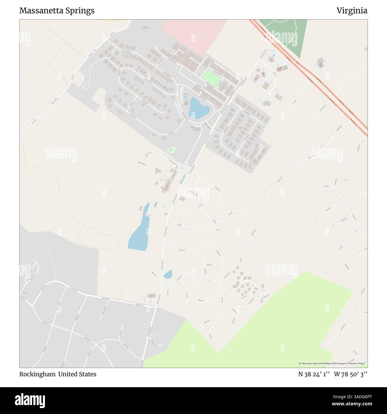 Massanetta Springs, Rockingham, United States, Virginia, N 38 24' 1 ...