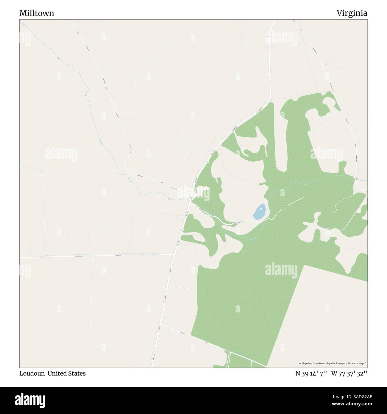 Milltown, Loudoun, United States, Virginia, N 39 14' 7'', W 77 37' 32 ...