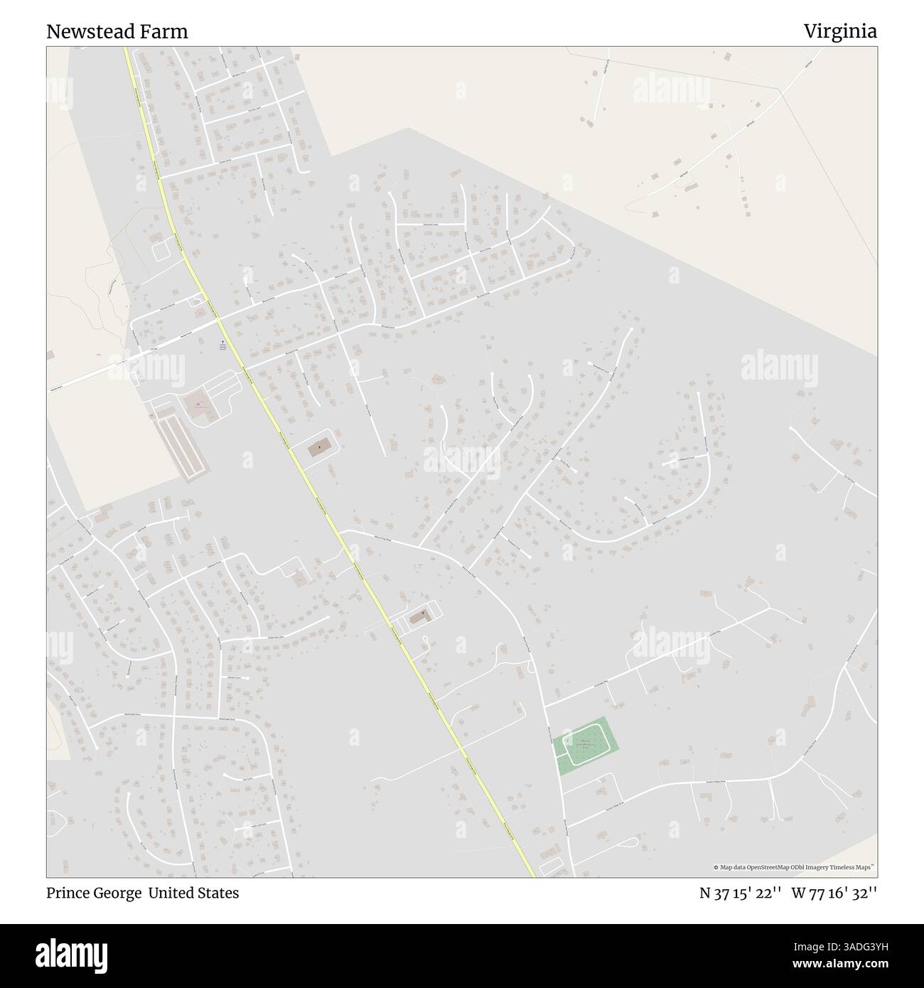 Newstead Farm, Prince George, United States, Virginia, N 37 15' 22'', W ...