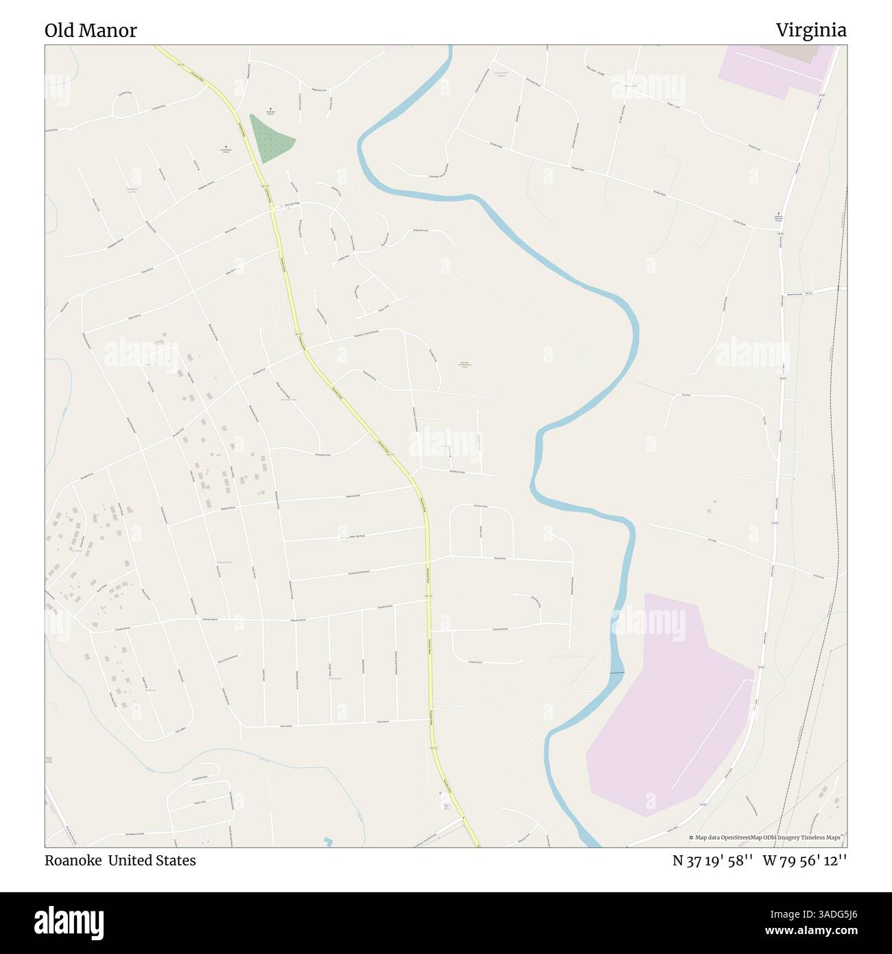 Old Manor, Roanoke, United States, Virginia, N 37 19' 58'', W 79 56' 12 ...