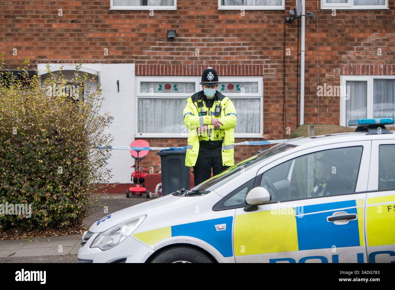 Pictured: Police at home on Swancote Road, Stechford, Birmingham on ...