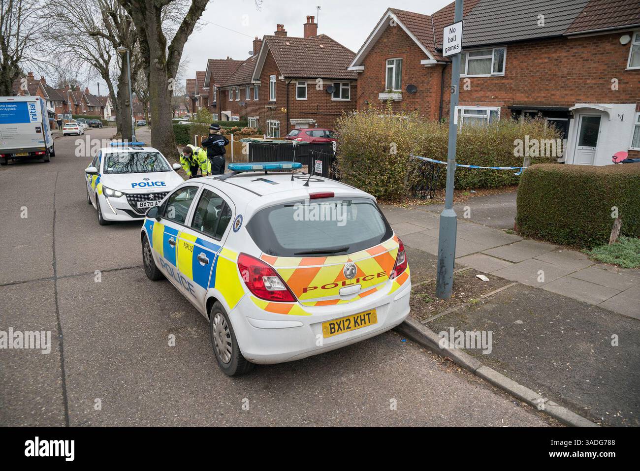 Pictured: Police at home on Swancote Road, Stechford, Birmingham on ...