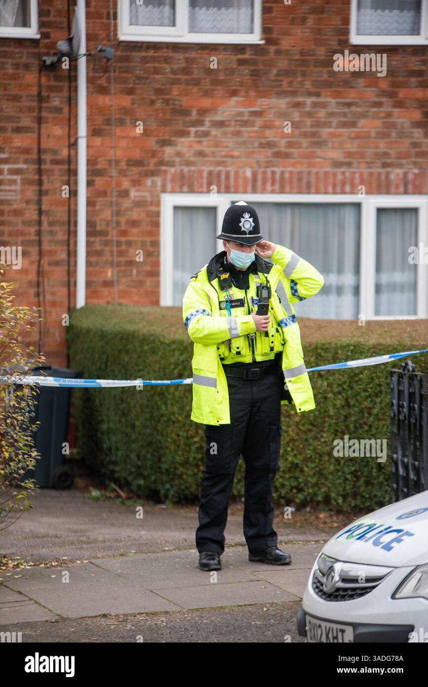 Pictured: Police at home on Swancote Road, Stechford, Birmingham on ...