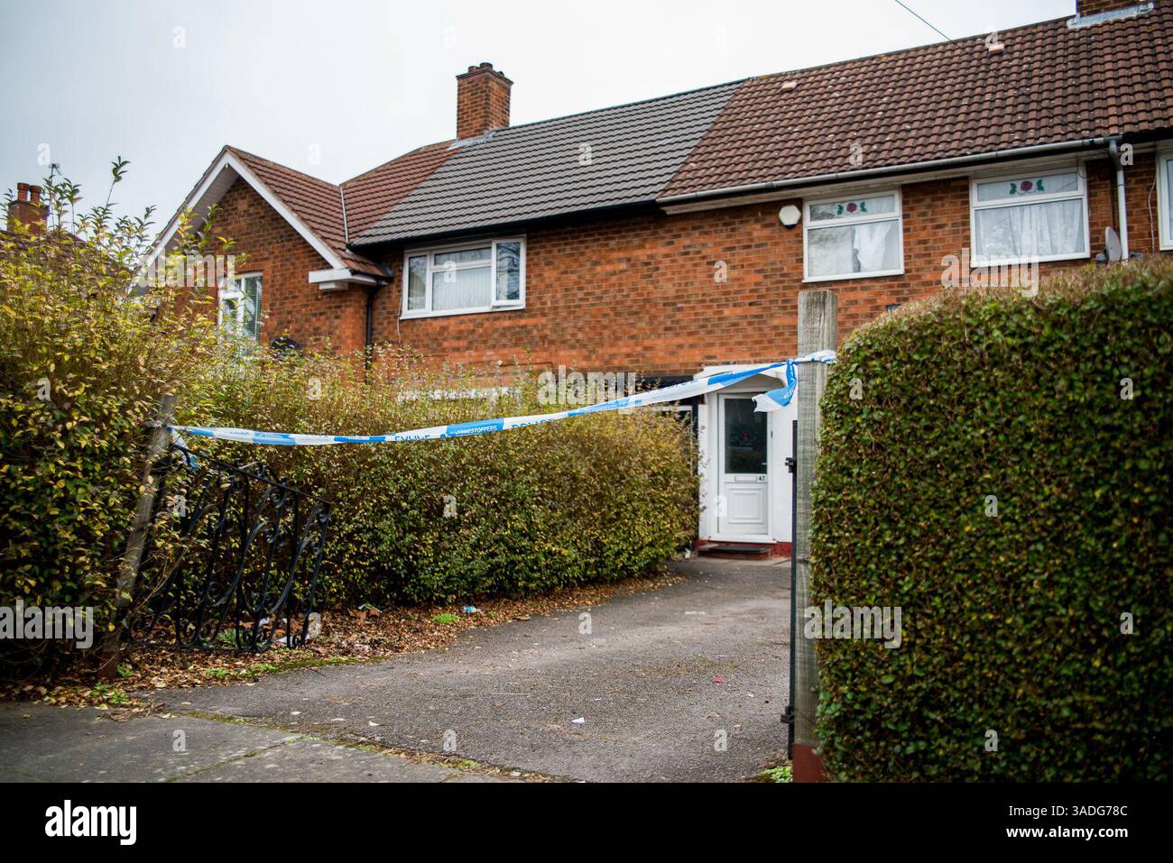 Pictured: Police at home on Swancote Road, Stechford, Birmingham on ...