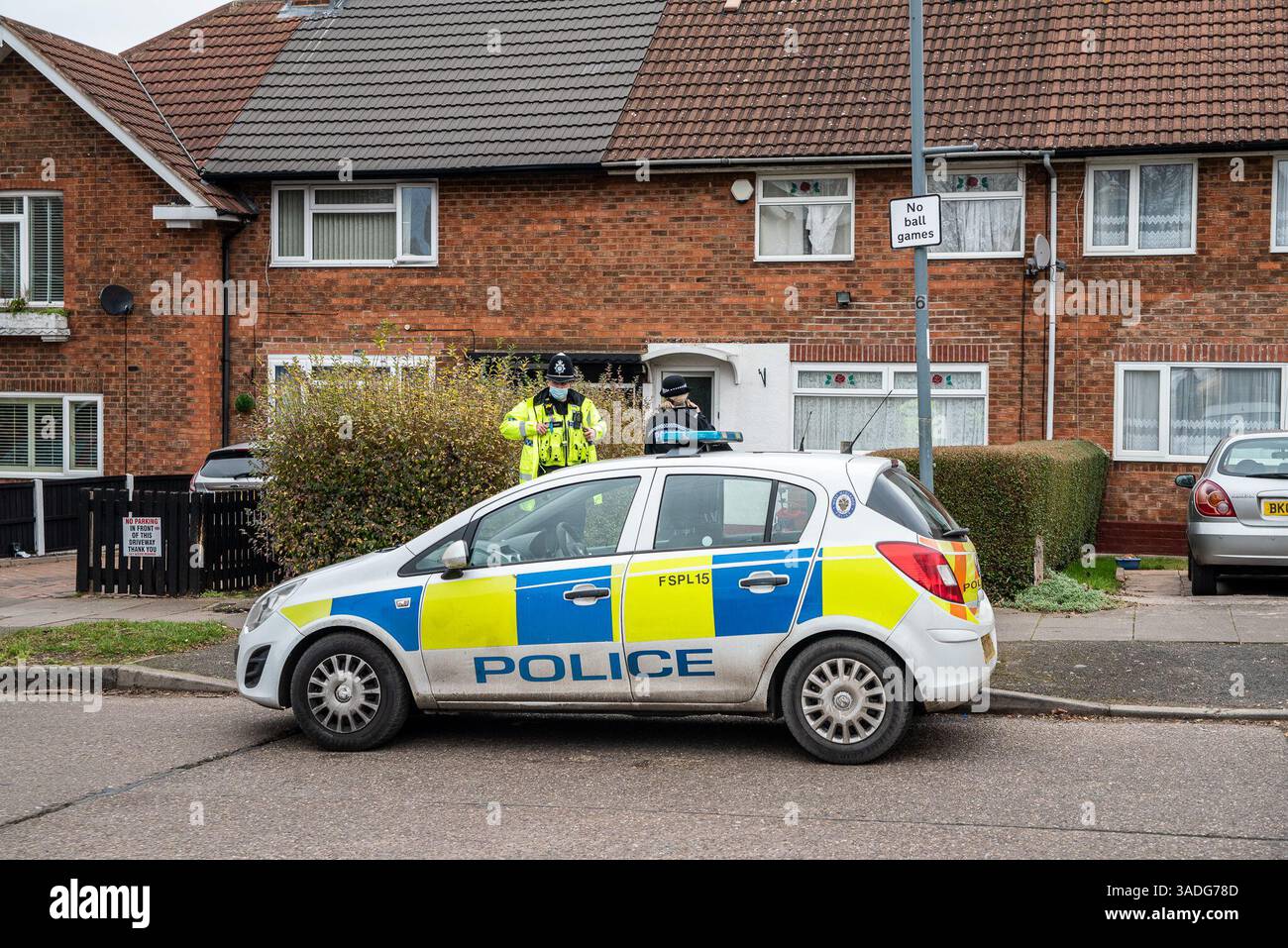 Pictured: Police at home on Swancote Road, Stechford, Birmingham on ...