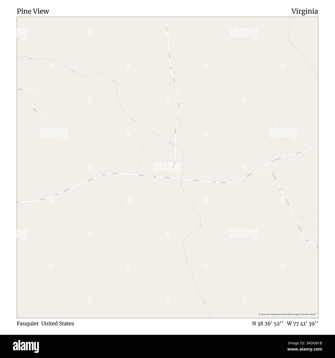 Pine View, Fauquier, United States, Virginia, N 38 26' 52'', W 77 41 ...