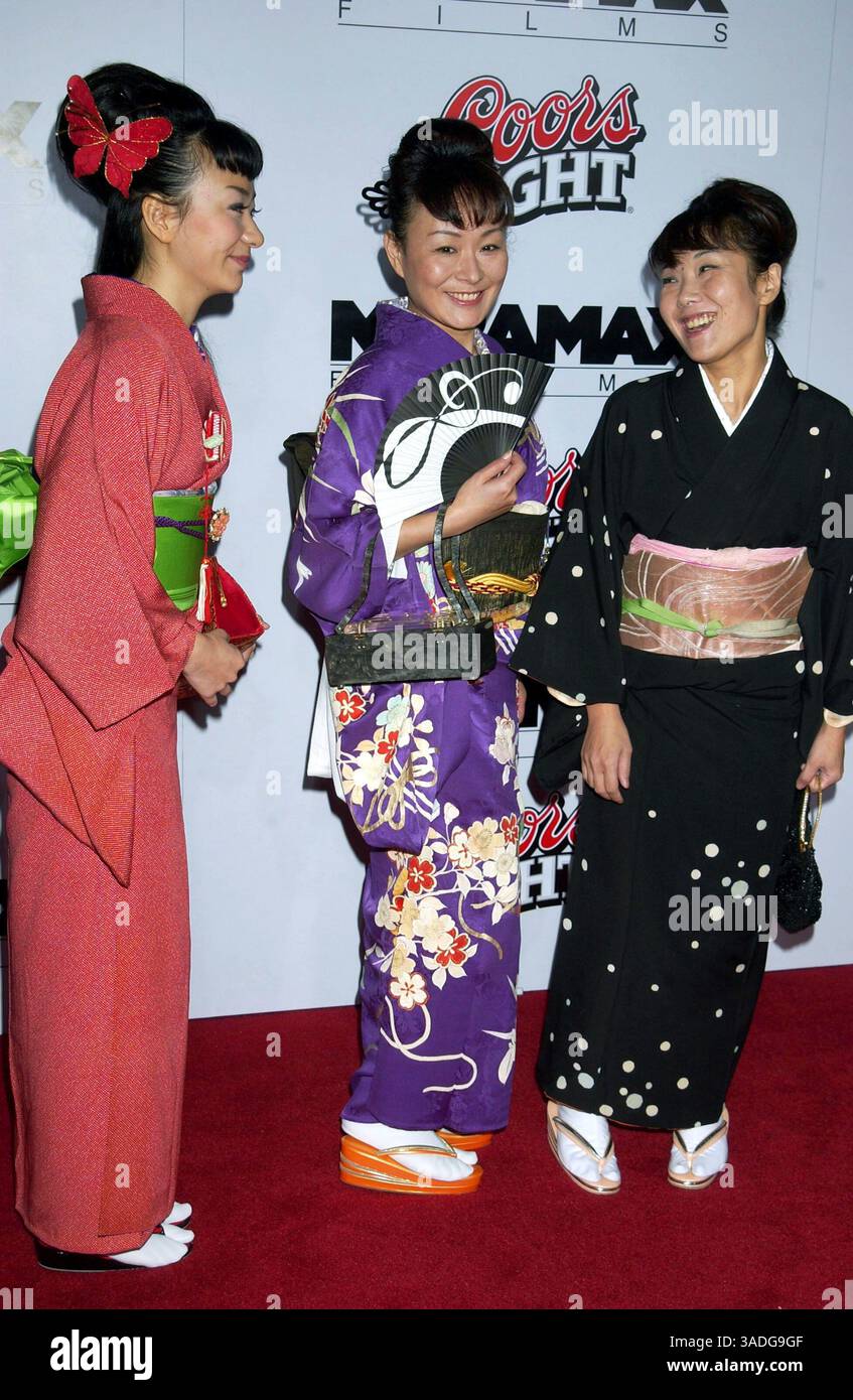 Sep 29, 2003; Los Angeles, CA, USA; Performers 5-6-7-8's (Japanese Band ...