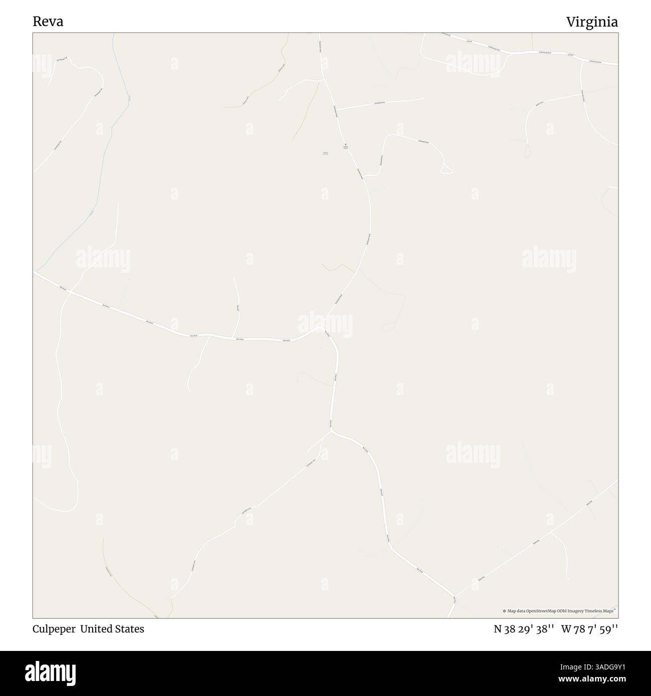 Reva, Culpeper, United States, Virginia, N 38 29' 38'', W 78 7' 59 ...
