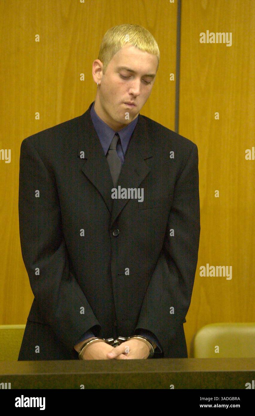 Jun 07, 2000; Warren, MI, USA; 'Eminem' whos real name is Marshall ...