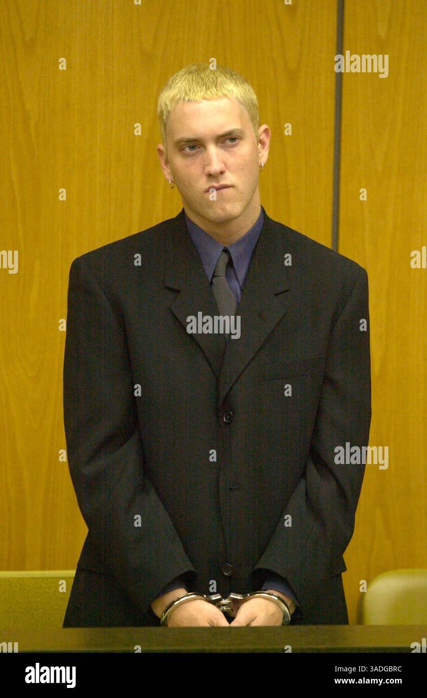 Jun 07, 2000; Warren, MI, USA; 'Eminem' whos real name is Marshall ...