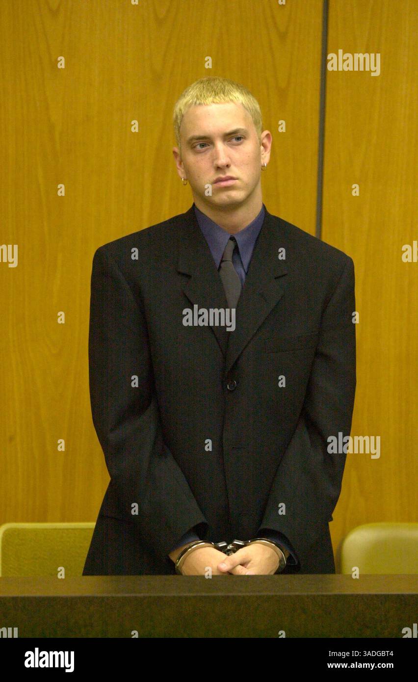 Jun 07, 2000; Warren, MI, USA; 'Eminem' whos real name is Marshall ...