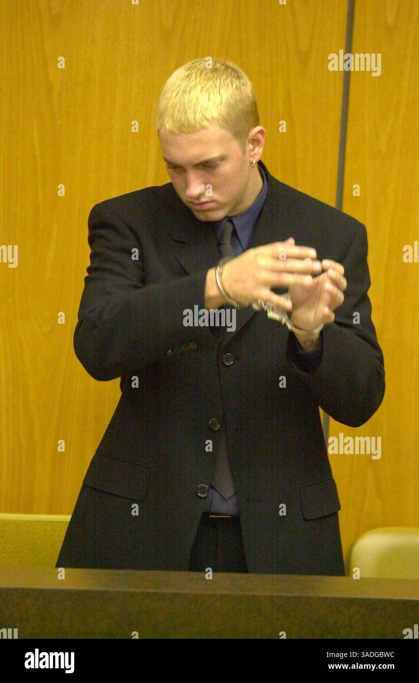 Jun 07, 2000; Warren, MI, USA; 'Eminem' whos real name is Marshall ...