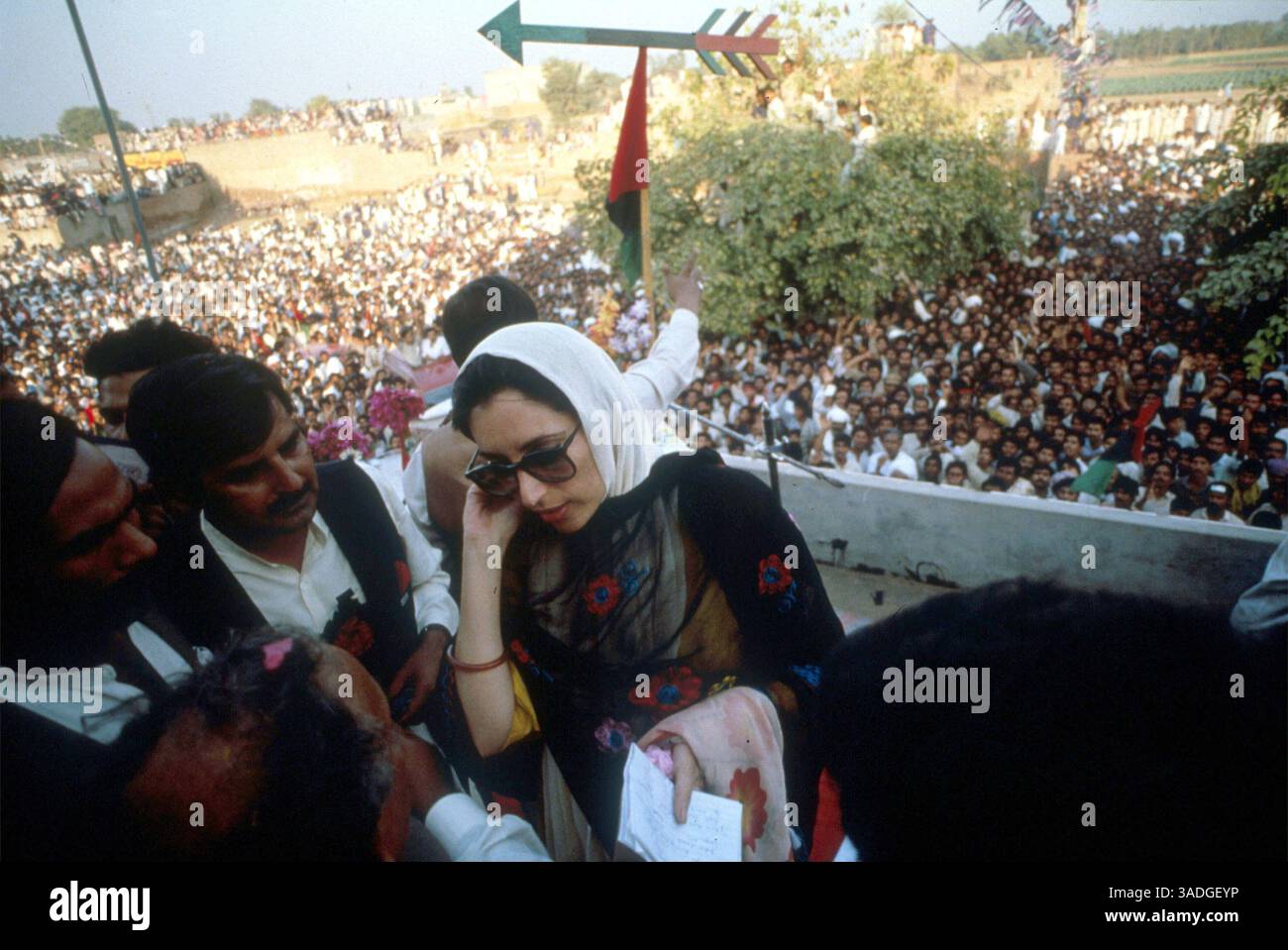 Jun 15, 1988; Islamabad, Pakistan; BENAZIR BHUTTO, who was appointed as ...