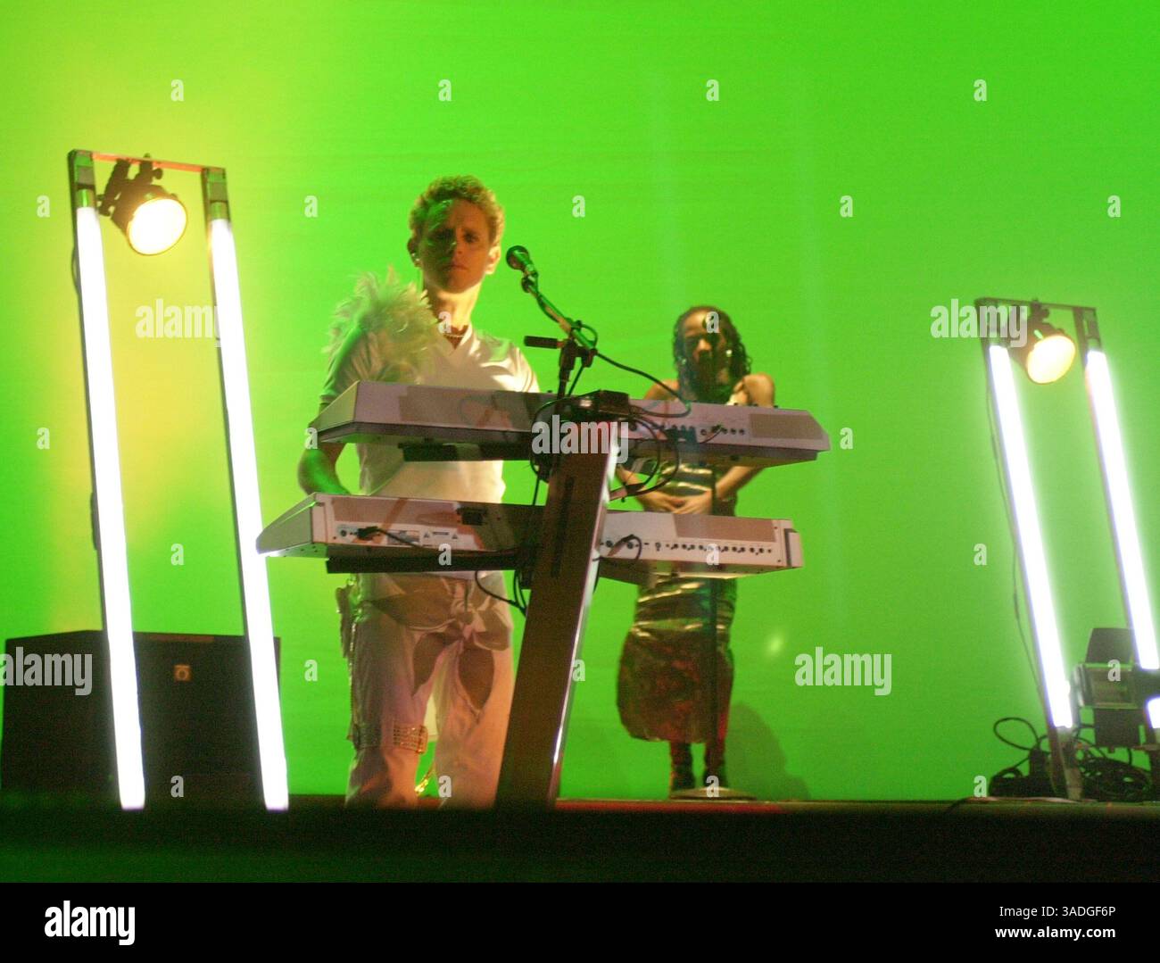 Jun 24, 2001; Cleveland, OH, USA; Band member MARTIN GORE of Depeche ...