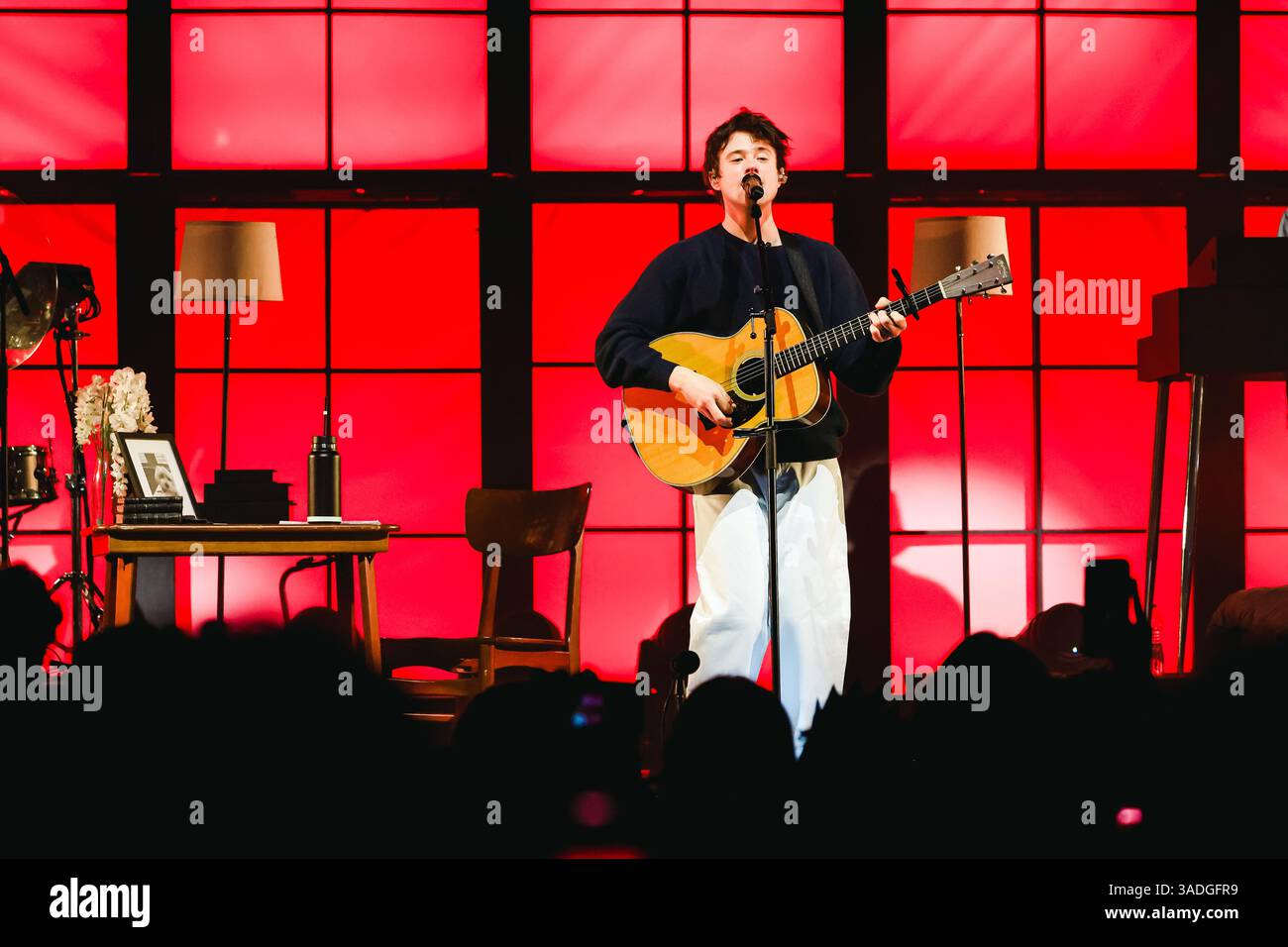 Milan, Italy. 06th Apr, 2025. Milan, Alec Benjamin performs in concert ...
