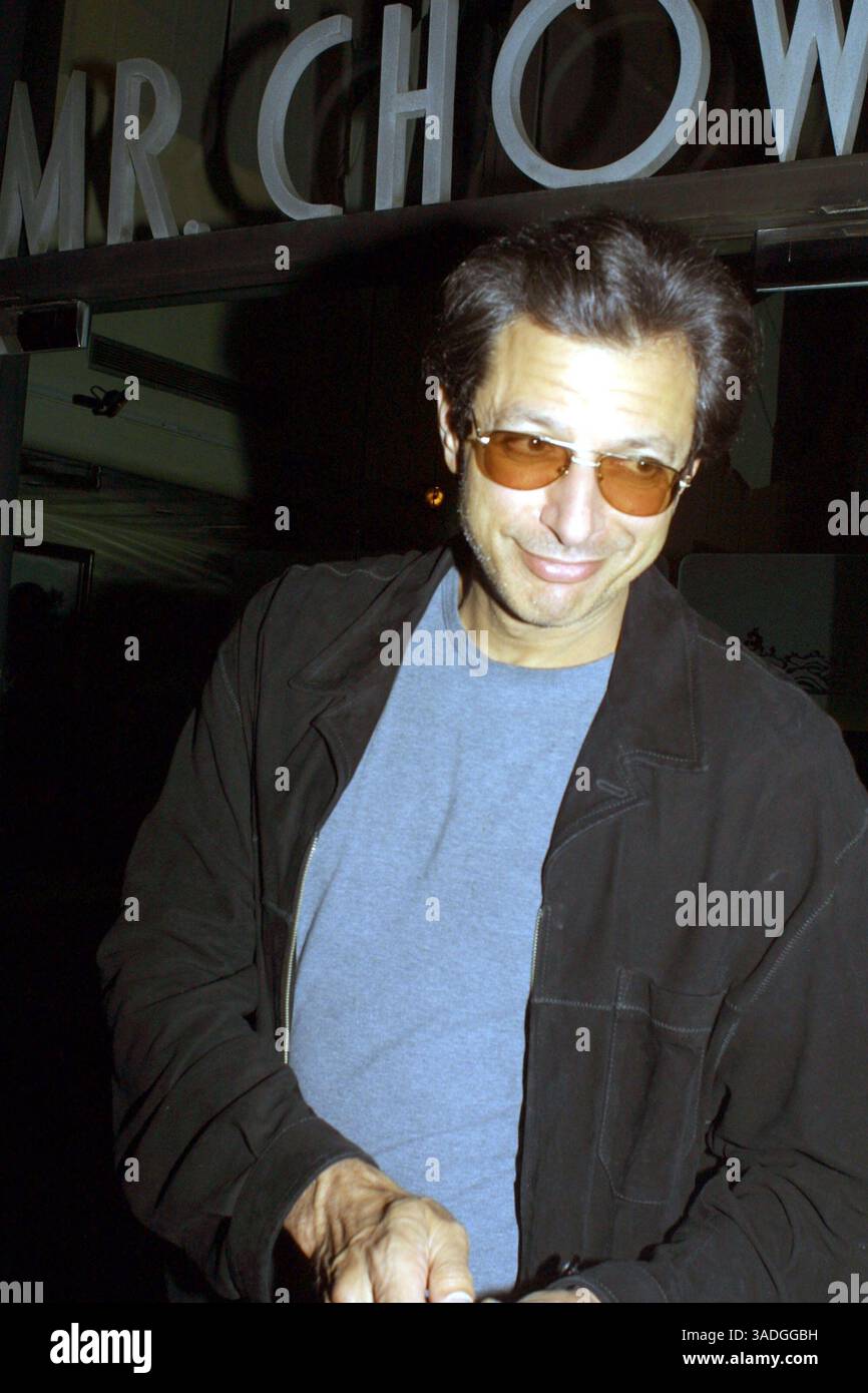 Mar 01, 2002; Beverly Hills, California, USA; Actor JEFF GOLDBLOOM @ 'Mr Chow' Restaurant in ...