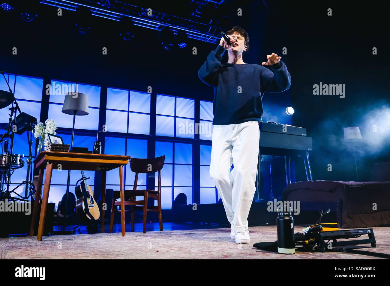Milan, Alec Benjamin performs in concert during the 12 Notes Tour at ...