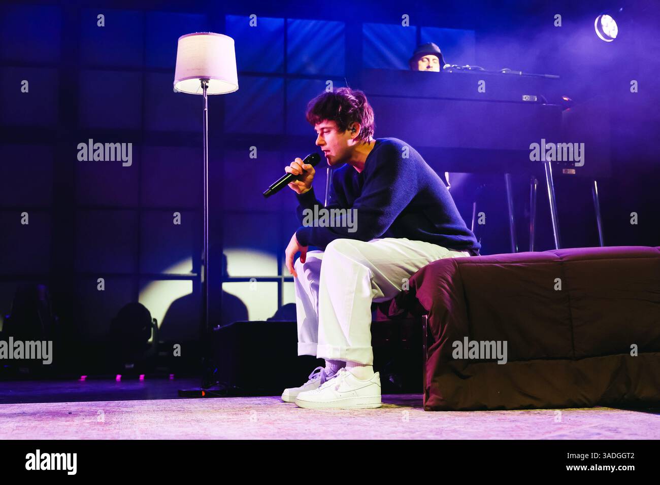 Milan, Alec Benjamin performs in concert during the 12 Notes Tour at ...