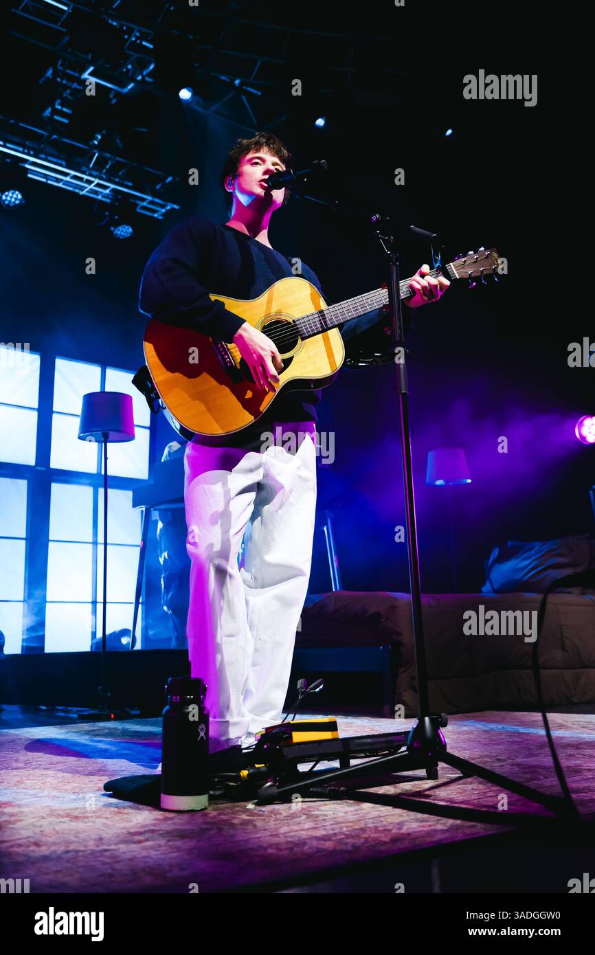 Milan, Alec Benjamin performs in concert during the 12 Notes Tour at ...